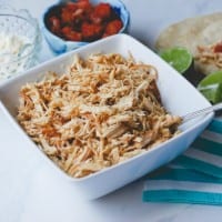 Cafe Rio Copycat Crockpot Chicken - Simply Happenstance