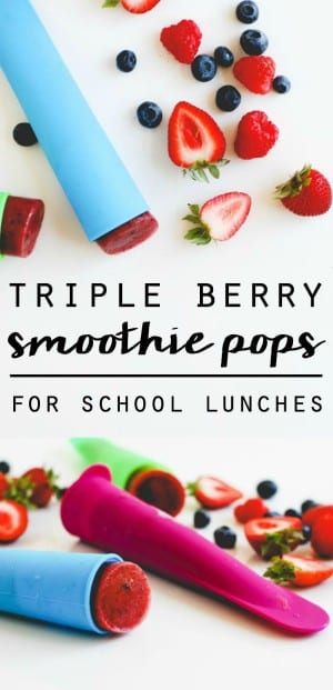Triple Berry Smoothie Pops - Simply Happenstance